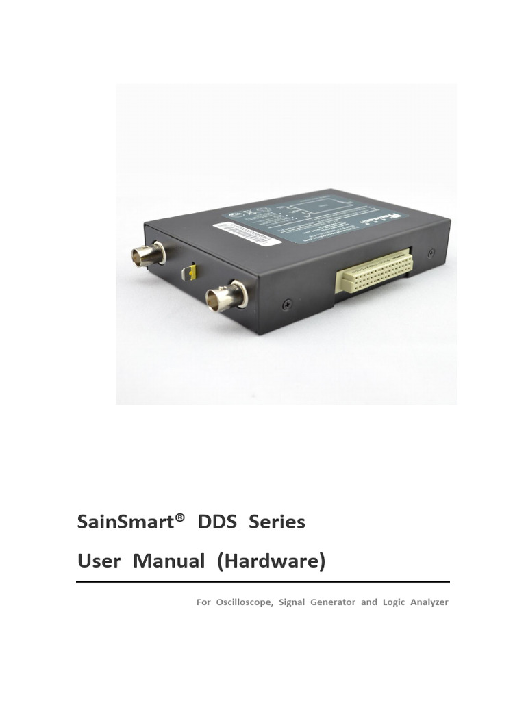 DDS Series_Manual_Hardware-W | PDF | Usb | Computing
