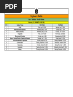 NAT Test Schedule 2024-1 | PDF
