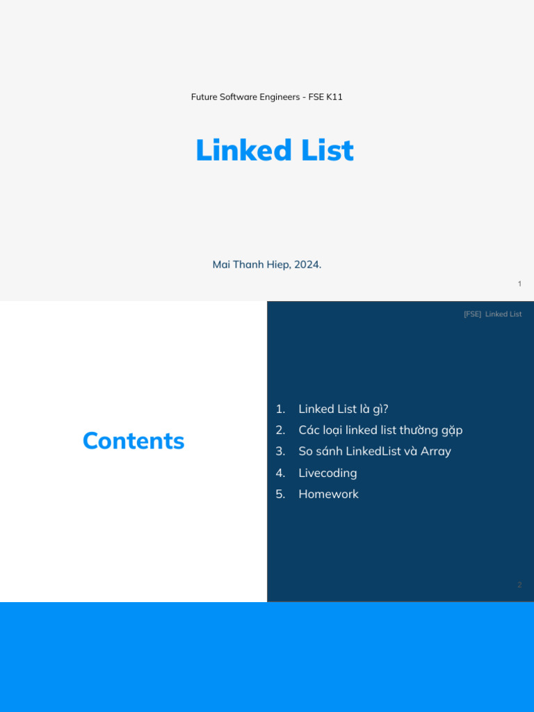 Buổi 2 - Linked List | PDF