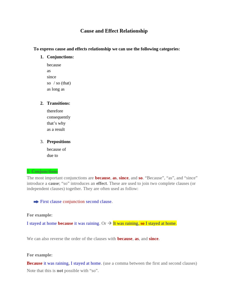 Material-Cause and Effect | PDF