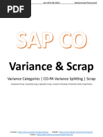 COGS Splitting in SAP S/4HANA Guide | PDF | Cost Of Goods Sold | Inventory