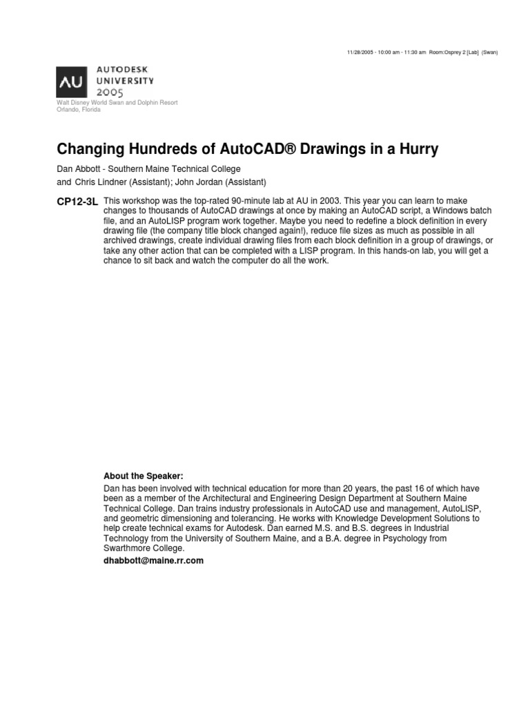Autocad - Using Batch File, Script and List Together | PDF | Auto Cad ...