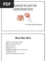 Appendicitis Case Study Analysis | PDF | Diseases And Disorders ...