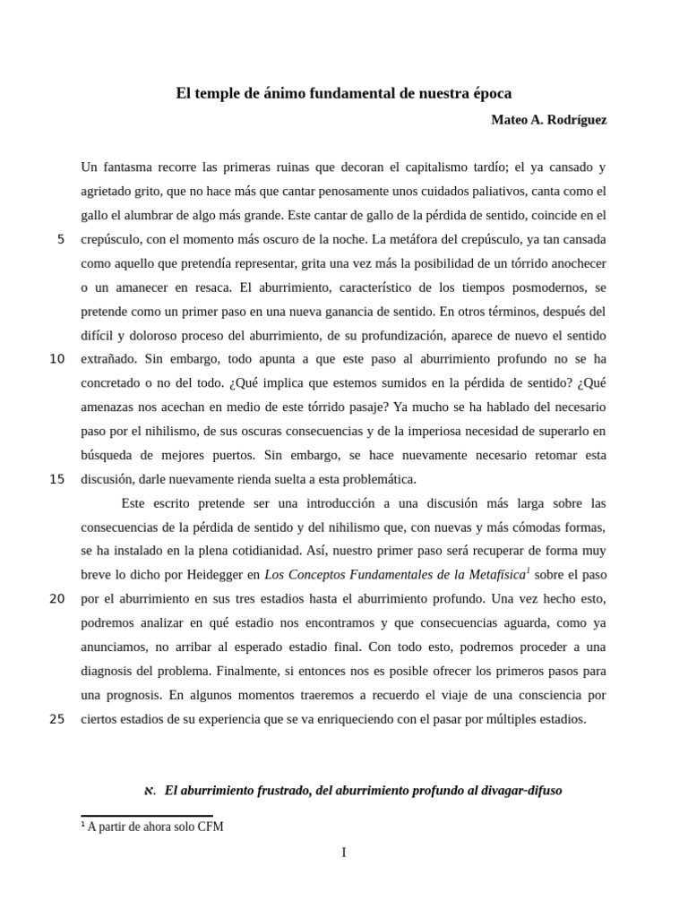 Temple de animo fundamental de nuestra época (2) | PDF | Consumo ...