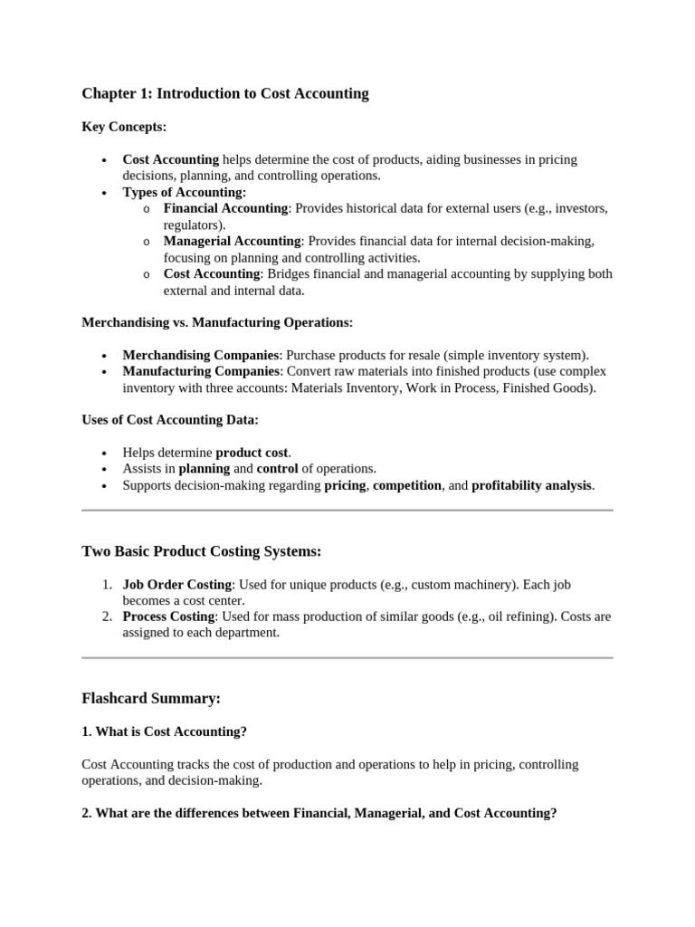 Acct 6 Summarize | PDF | Cost Of Goods Sold | Business Economics Acct 6 Summarize | PDF | Cost Of Goods Sold | Business Economics