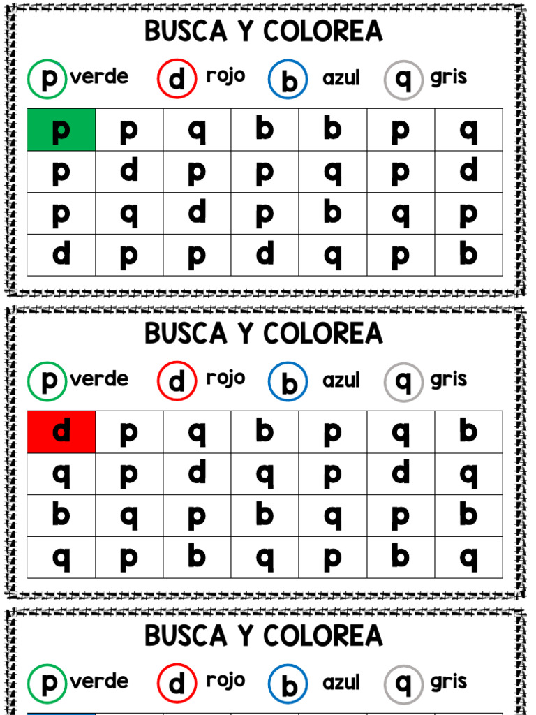 Busca y Colorea Letras y Colores | PDF | Cocina, comidas y vino