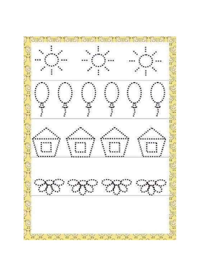 Vježba Za Malu Djecu Za Pisanje - Dio 2 | PDF