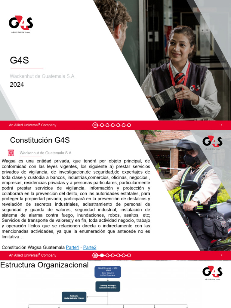 Recursos Humanos en G4S Guatemala | PDF | Creación de capacidad | Valores