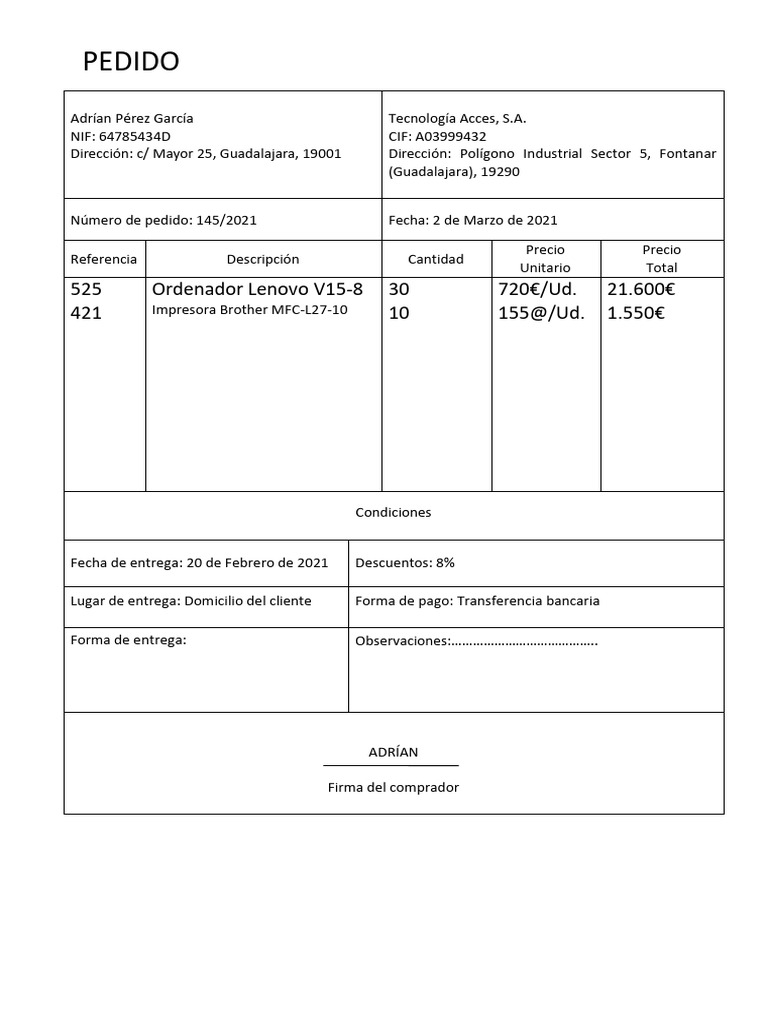 Caso 1 - Ismael Sierra | PDF