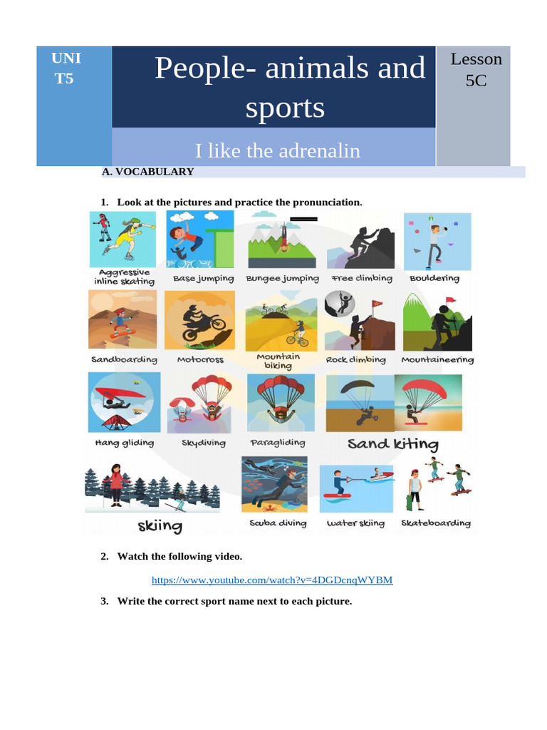 Lesson 5c - English - Ari Tanguila Trejo | PDF