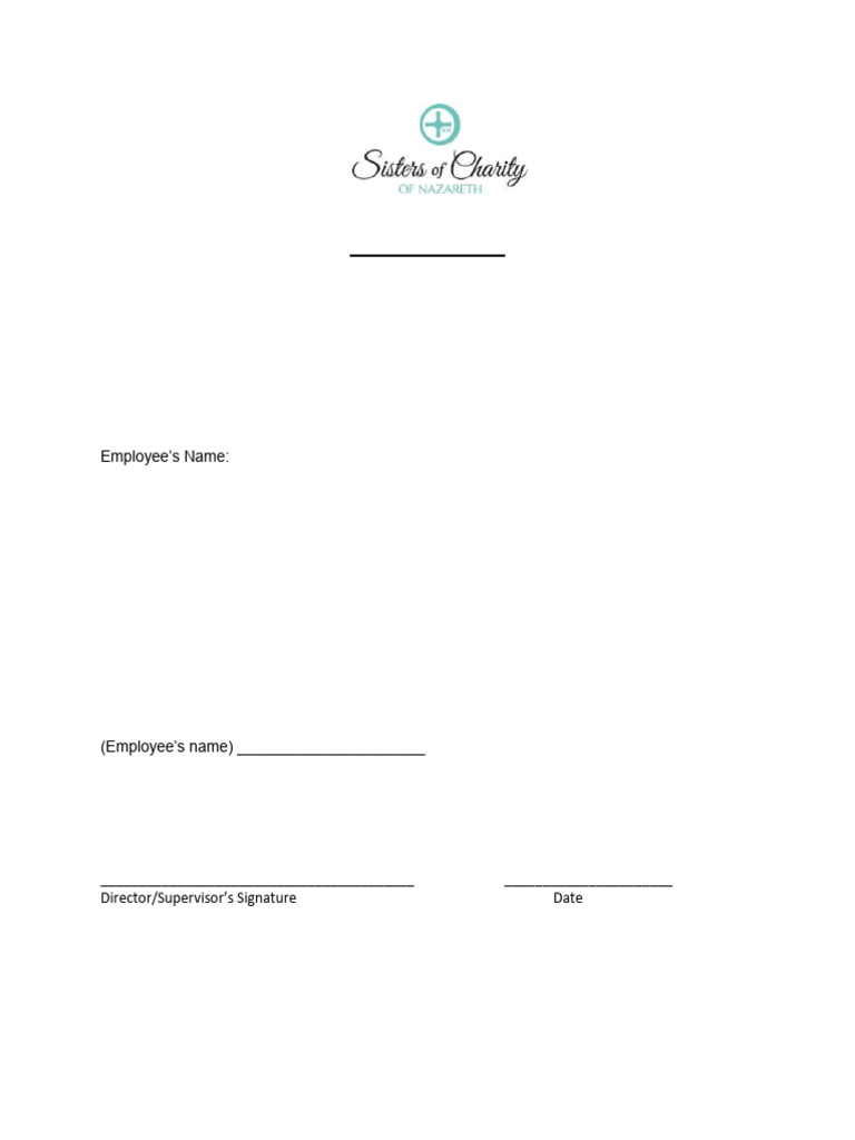 Verbal-Warning-Form | PDF | Employment | Supervisor