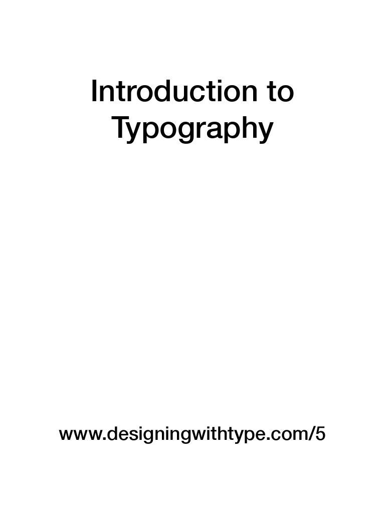 Type and Layout | PDF | Typefaces | Serif