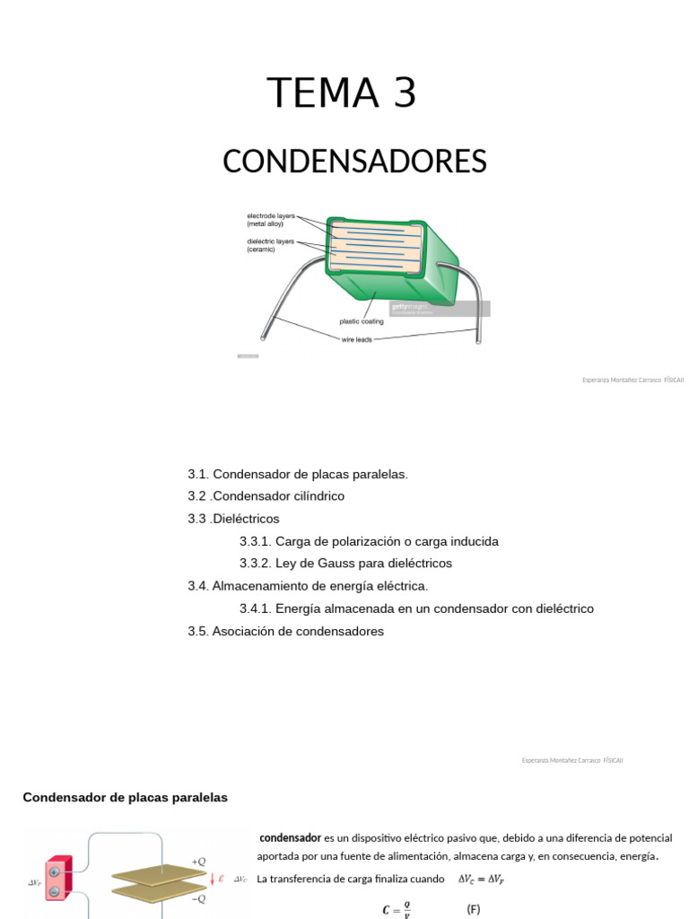 Condensador Cilíndrico y Dieléctricos | PDF | Condensador | Dieléctrico