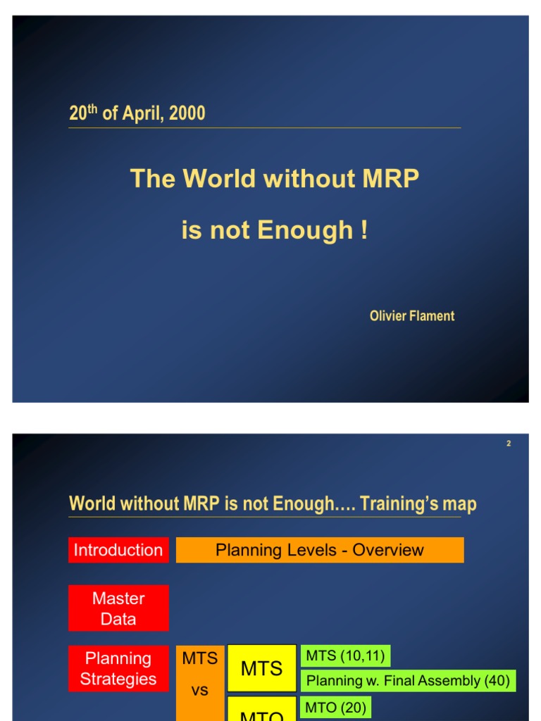 MRP Presentation | Download Free PDF | Corporate Jargon | Accountability