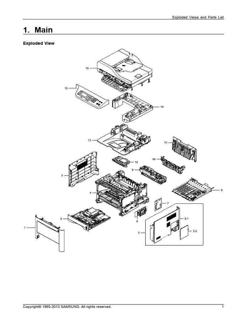 SL-M3370FD - Exploded View | PDF | Civil Law (Common Law) | Natural ...