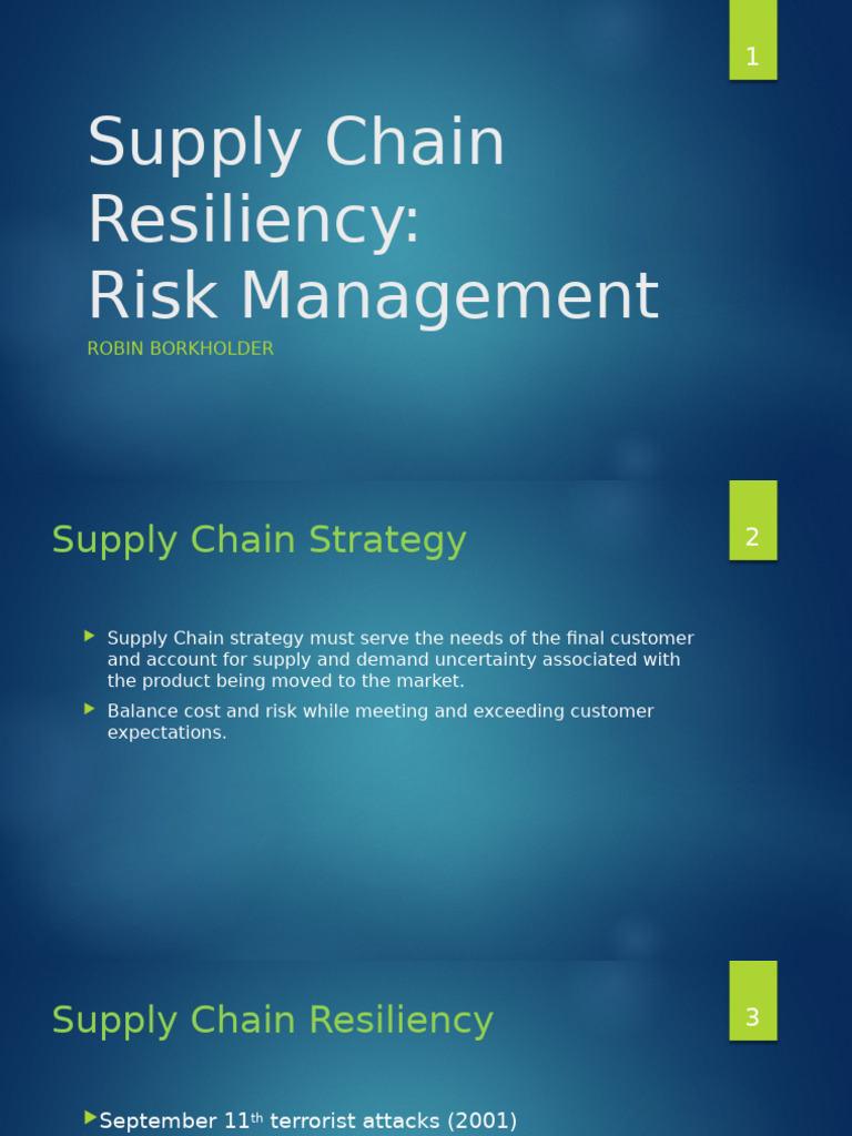 Efficient Vs Responsive and Risk - Post | PDF | Supply Chain | Logistics