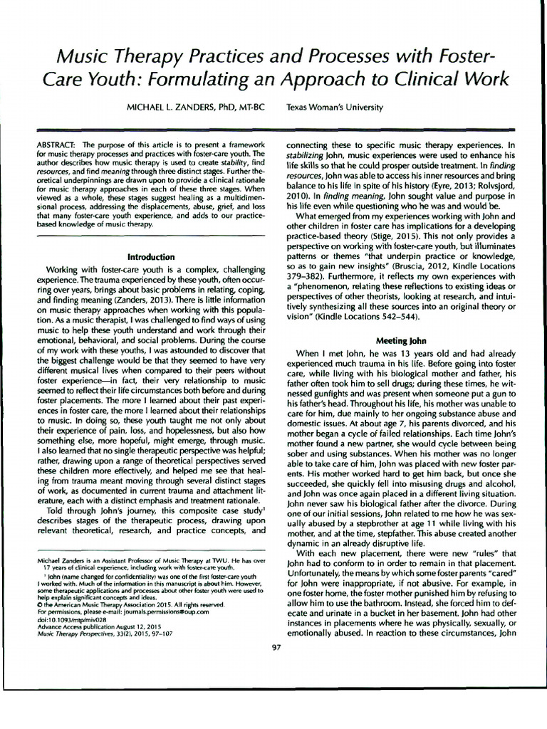 MT Foster Care | PDF