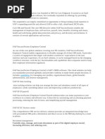 Key Data Models in SuccessFactors | PDF | Data Model | Recruitment