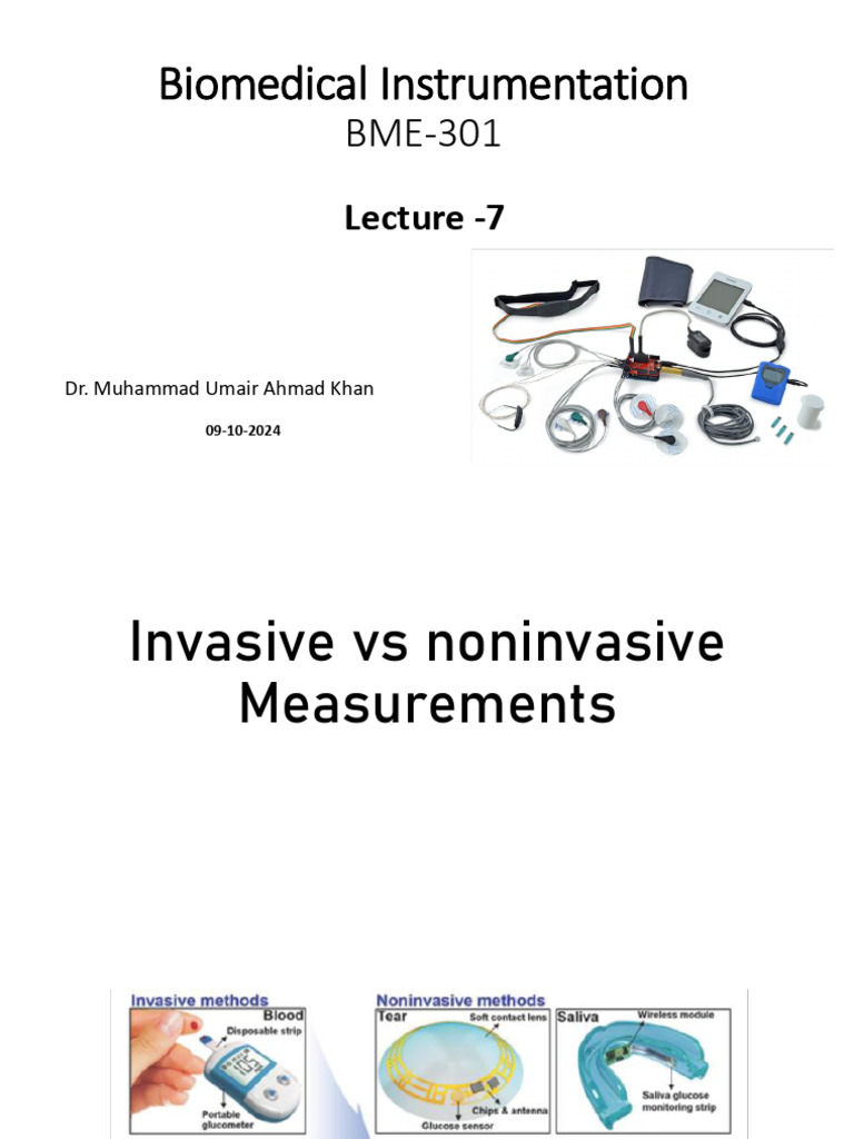 Invasive vs Non-Invasive Measurements | PDF