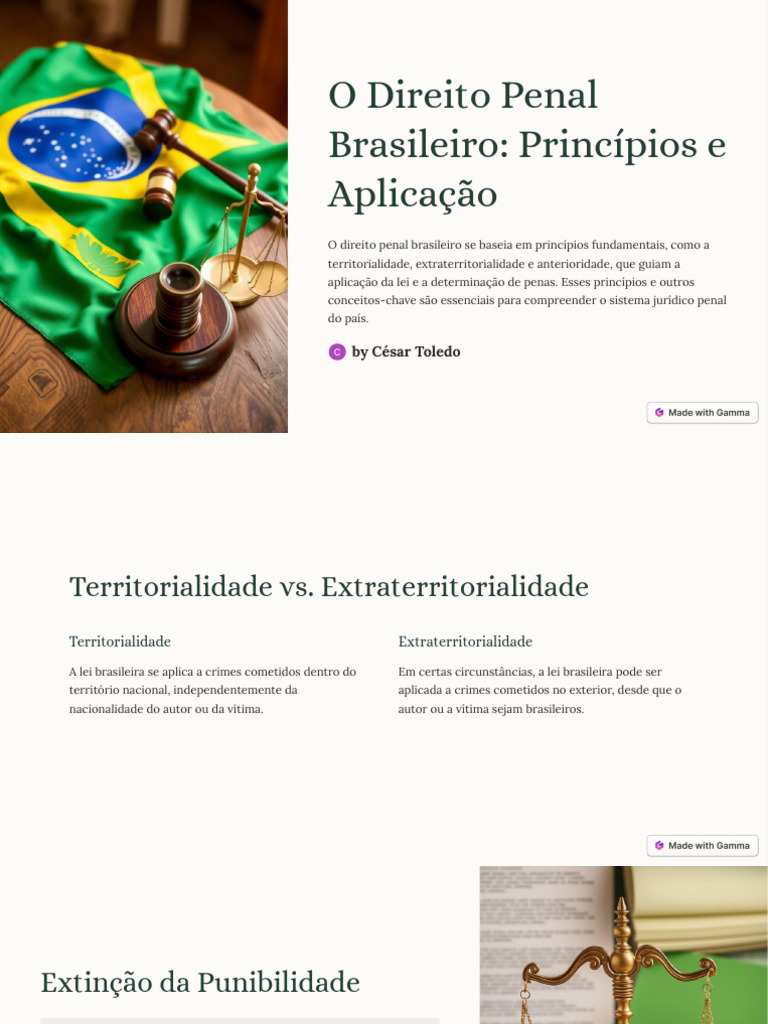 Princípios do Direito Penal Brasileiro | PDF | Crimes | Crime e Violência