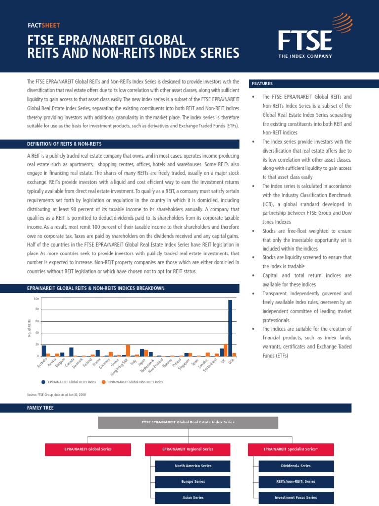 Epra Nareit Global Reits Factsheet | PDF | Real Estate Investment Trust ...
