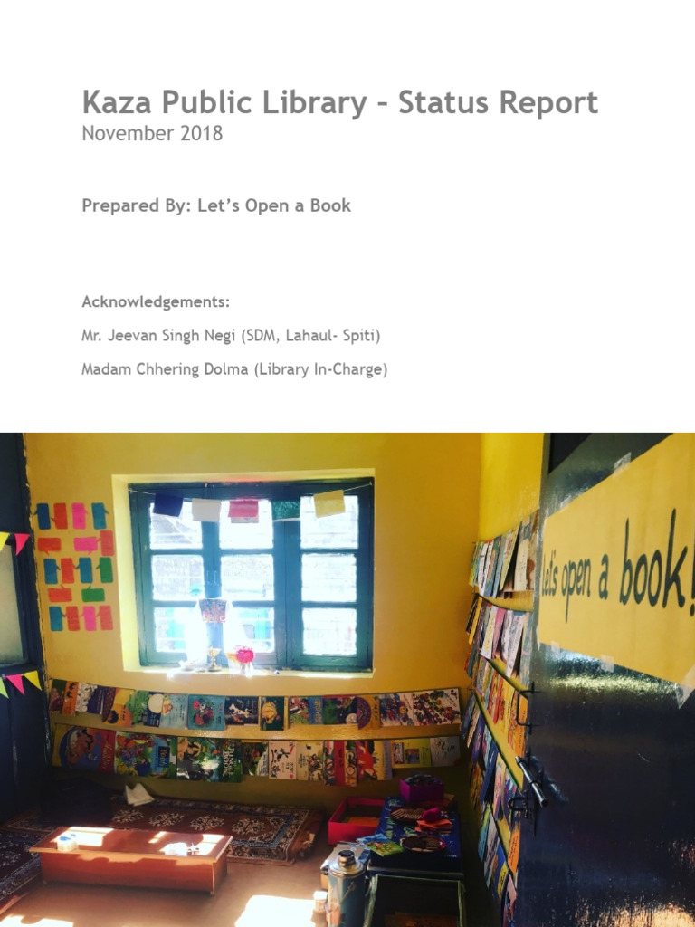 Kaza-Public-Library-Report | PDF | Libraries