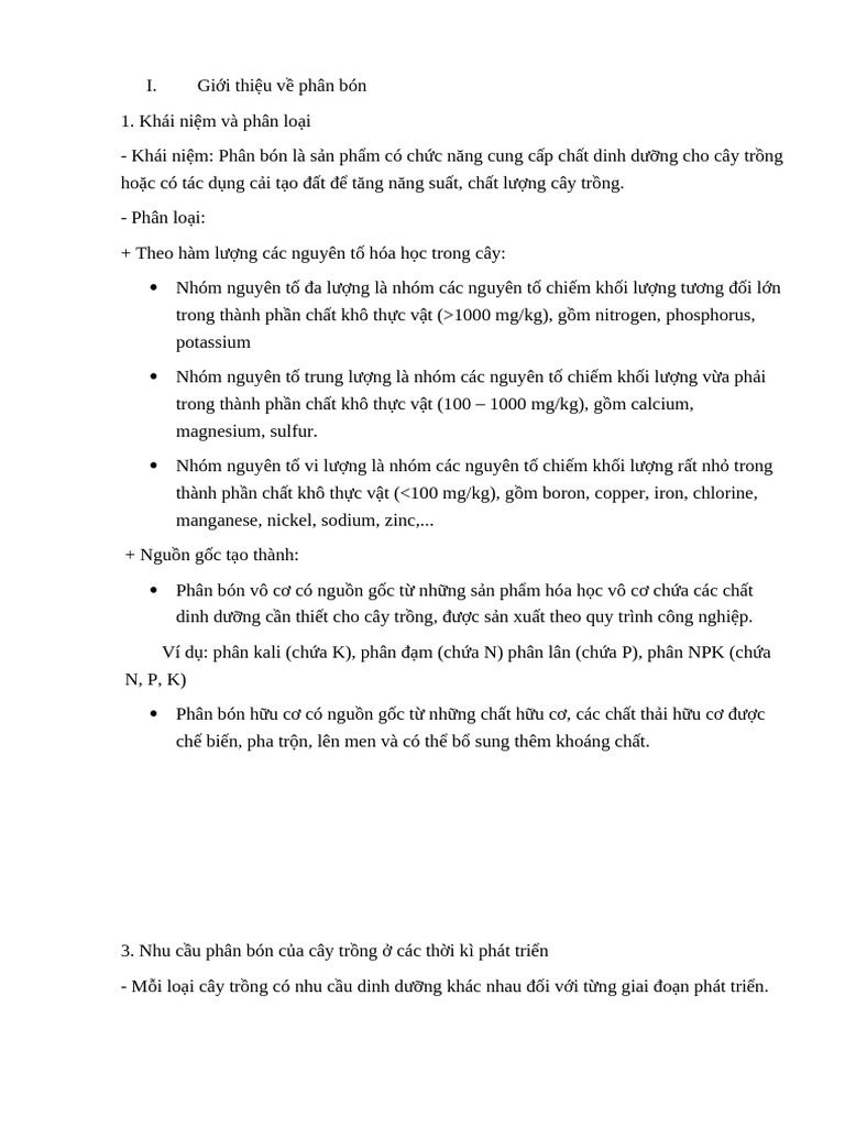Phân Bón | PDF