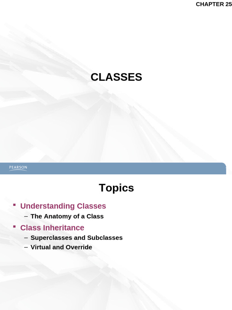 IGDPD Ch25 Classes | PDF | Class (Computer Programming) | Inheritance ... IGDPD Ch25 Classes | PDF | Class (Computer Programming) | Inheritance ...