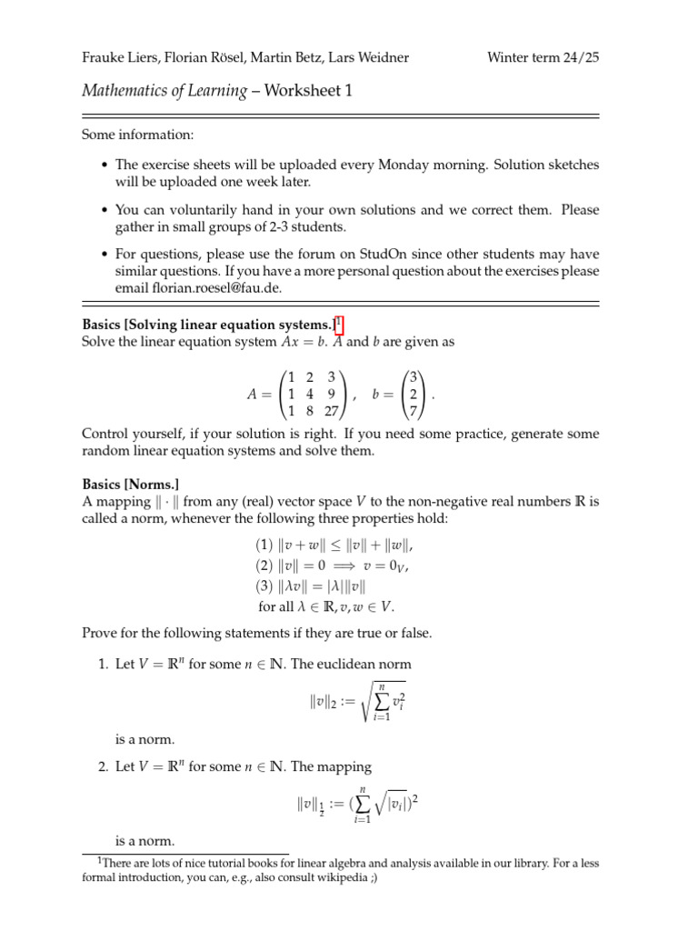 exercise_01 | PDF | Norm (Mathematics) | Mathematical Physics
