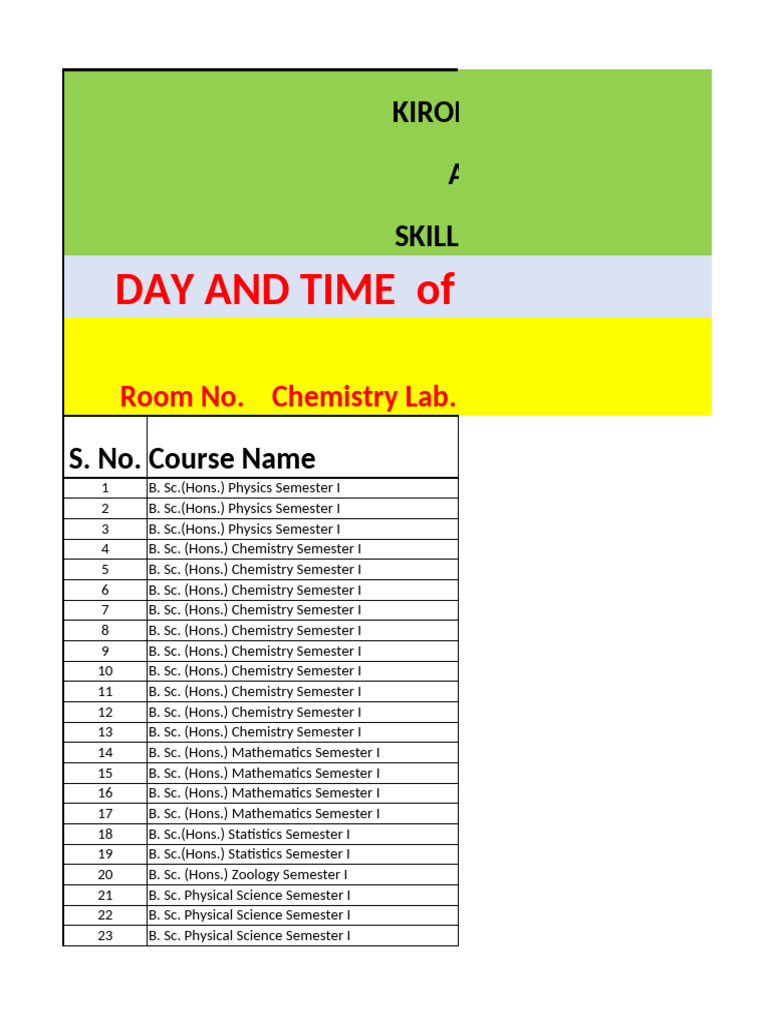 DAY AND TIME of The SEC Classes: THURSDAY, 1pm To 5 PM | PDF | Science ...