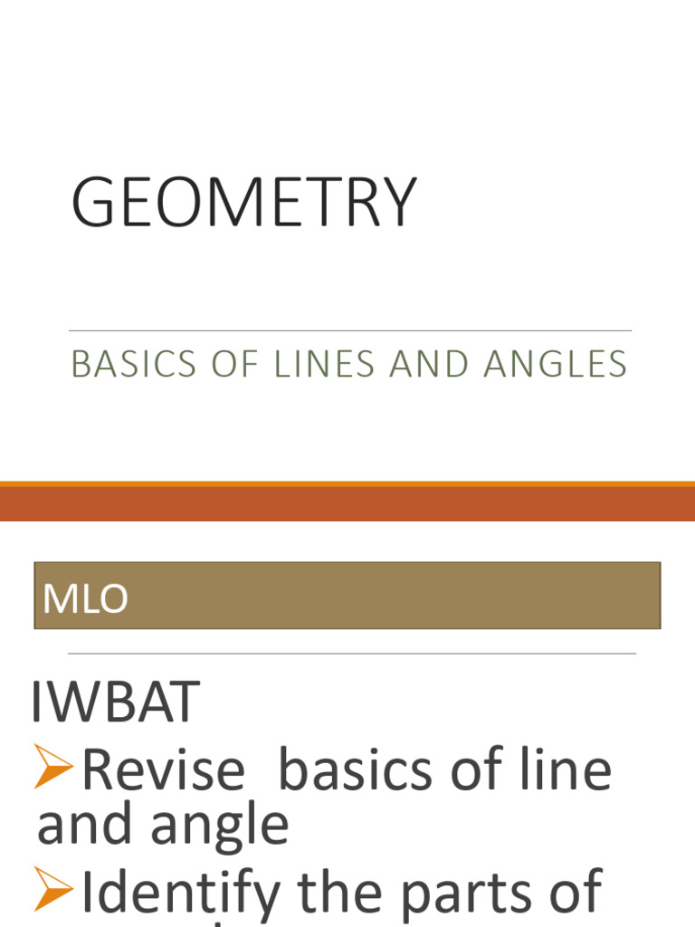 08 May-Basics of Geometry | PDF | Computers