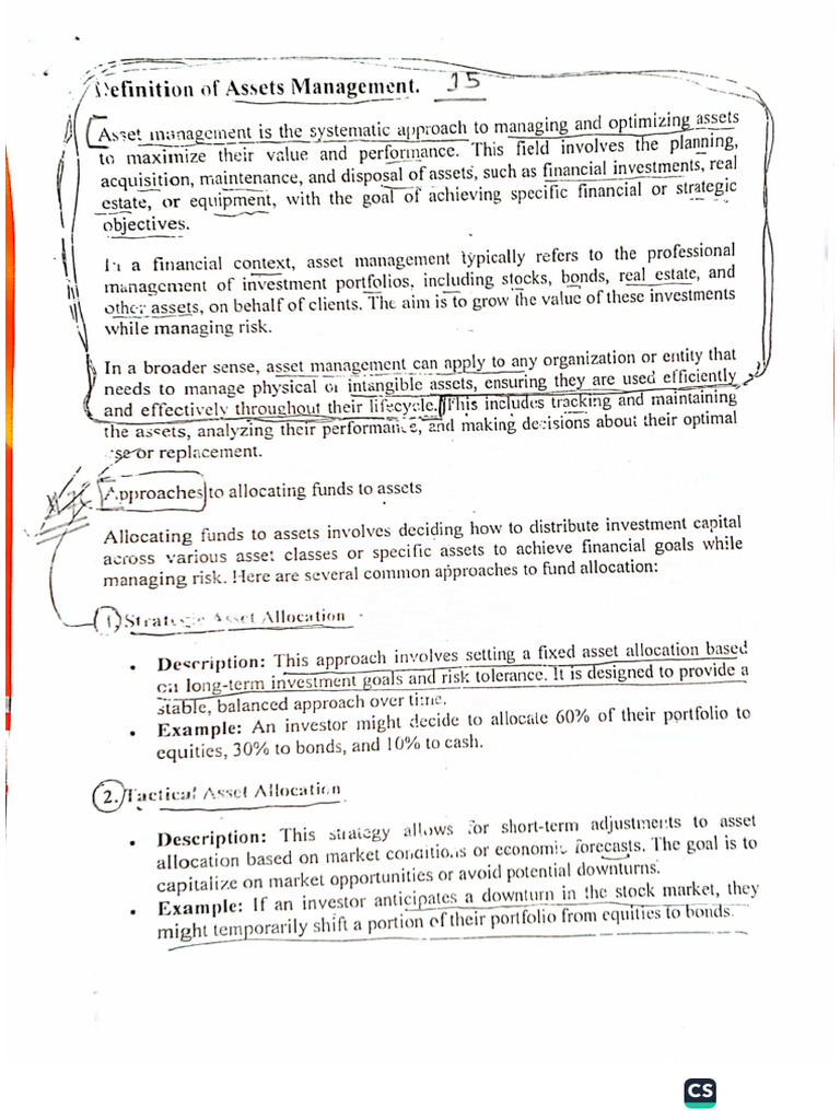 Asset Management - Banking | PDF