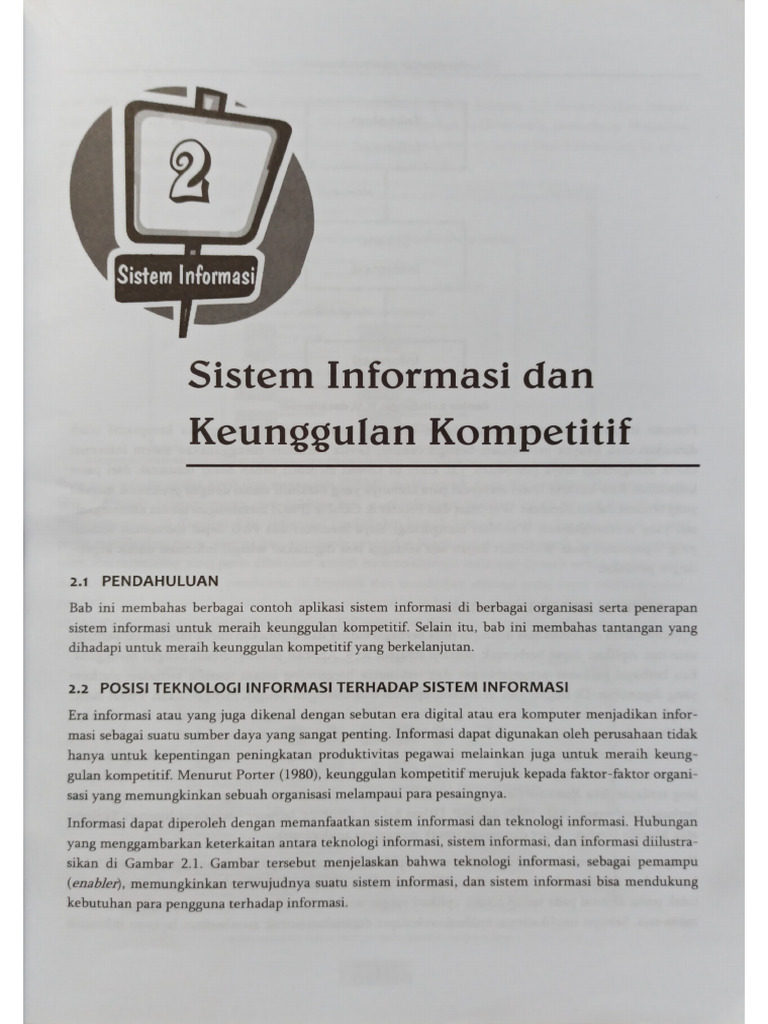 M2 Sistem Informasi Dan Keunggulan Kompetitif | PDF