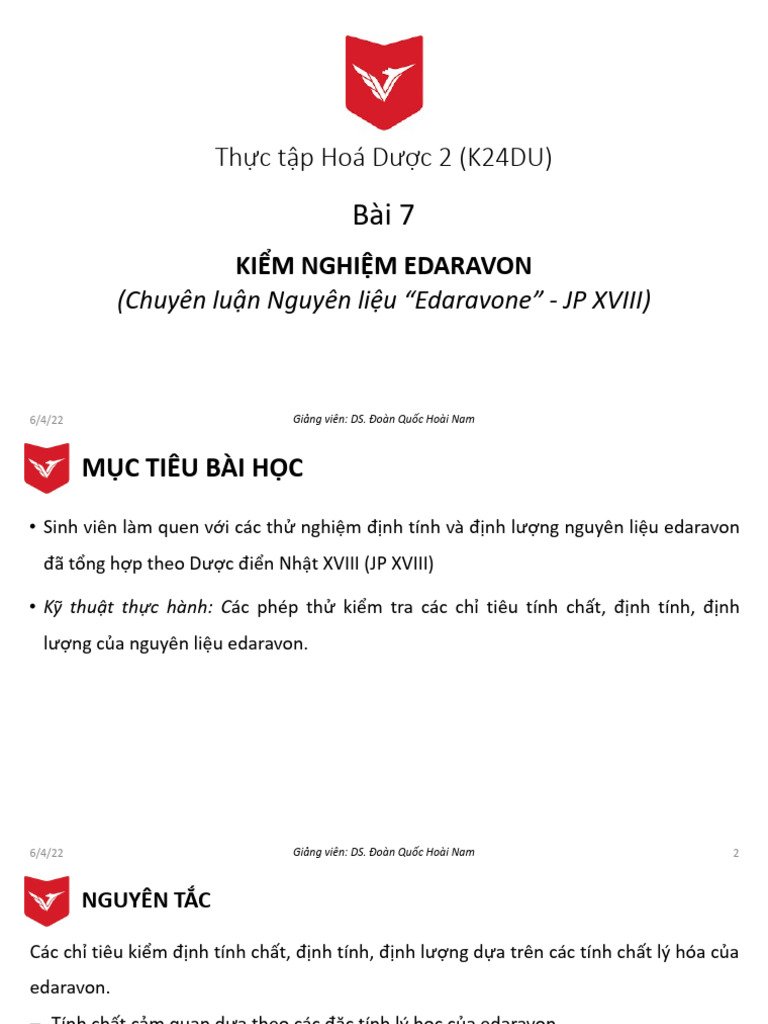 HANDOUT Kiem Nghiem Edaravon | PDF