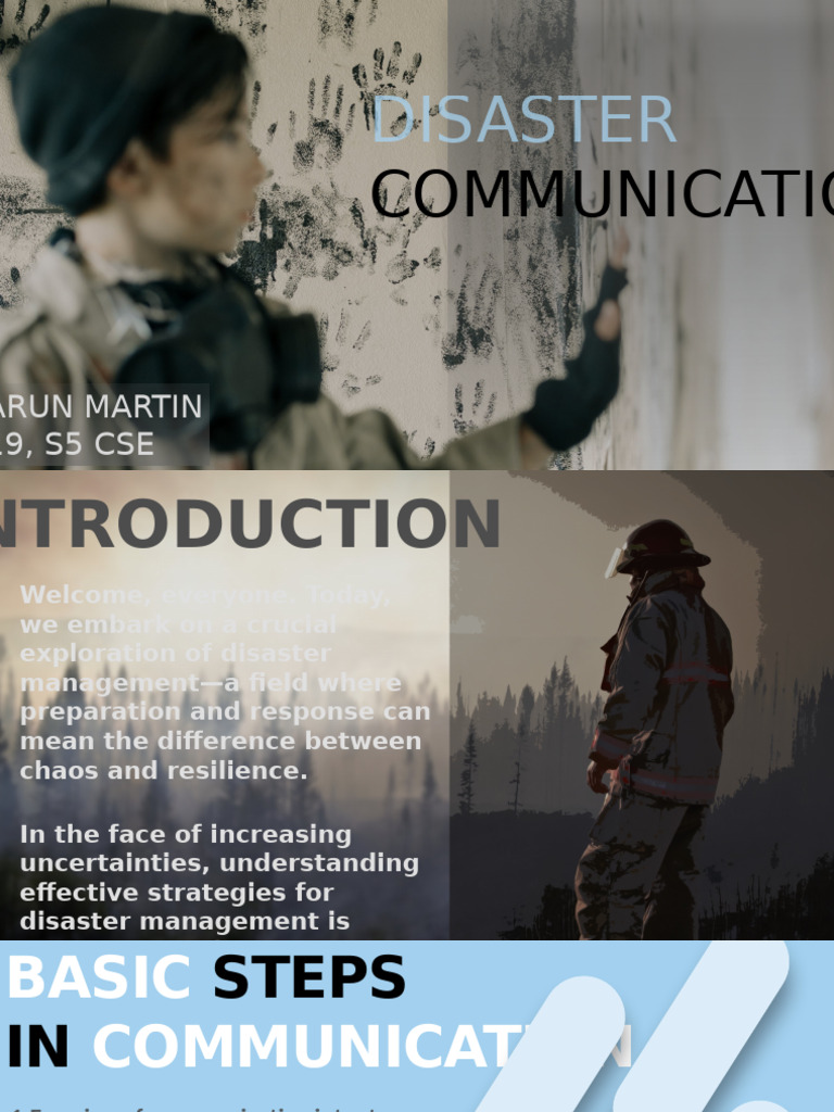 Disaster Communication | PDF | Communication | Human Communication