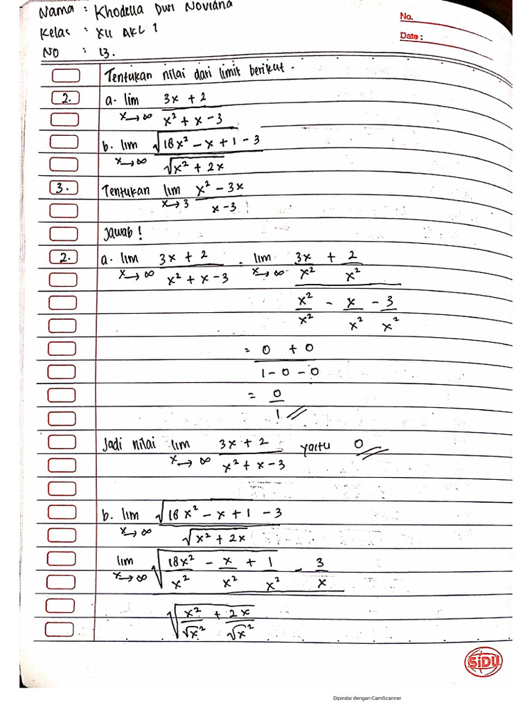 Khodella Dwi Noviana XII AKL 1 | PDF