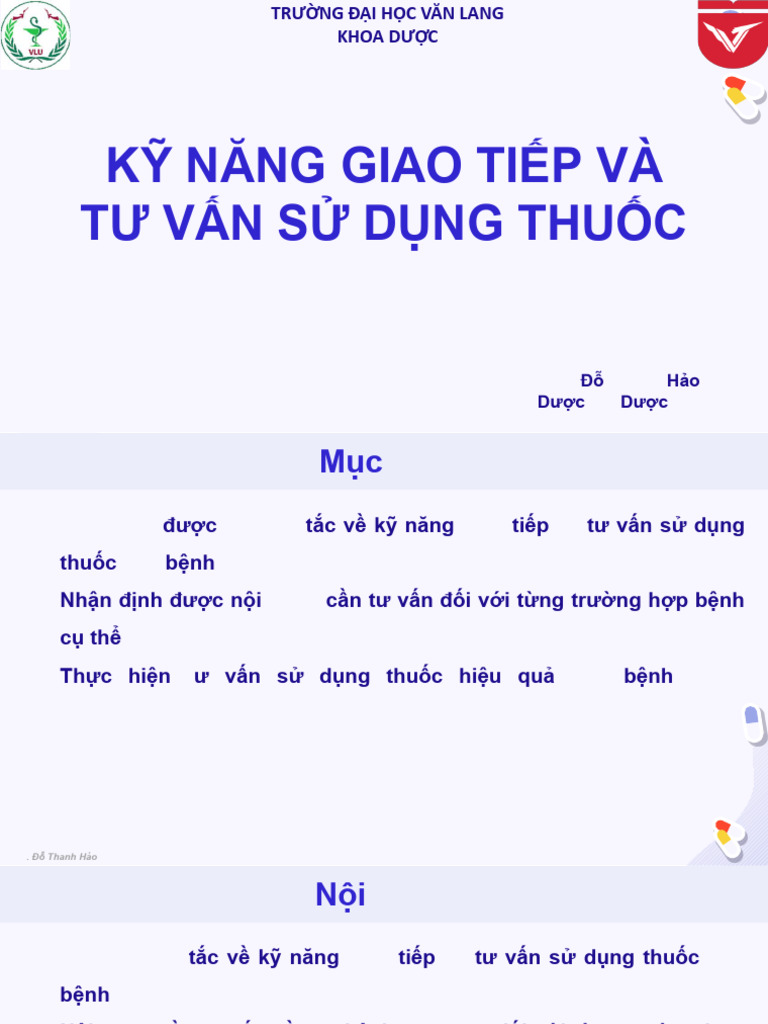 Ká Nä NG Giao Tiáº¿p Vã Tæ° Váº N SDT (Bá NH Mã N Tã NH | PDF