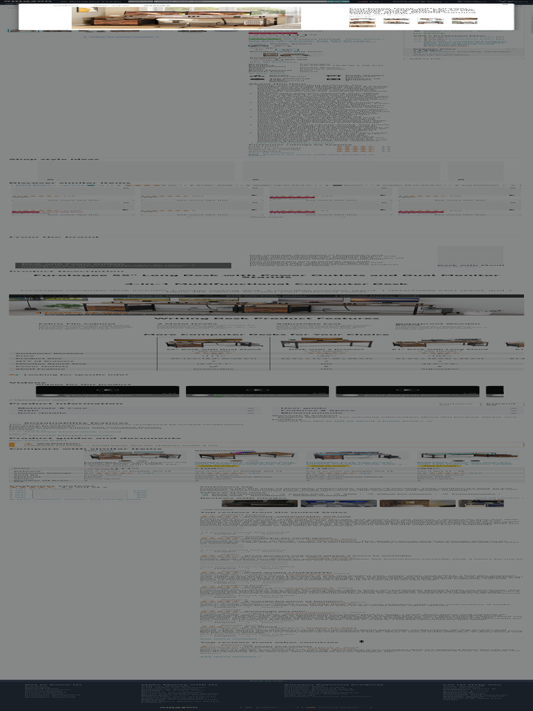 Furologee Desk With Drawer and Power Outlets, 55 Large Compter Desk ...