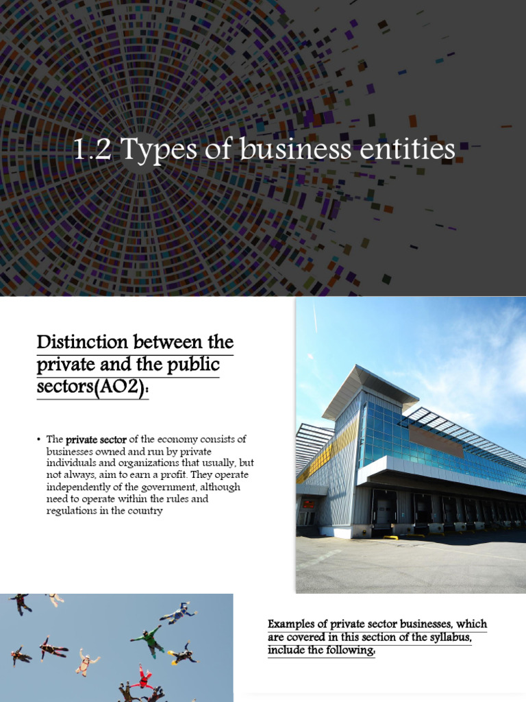 Types of Business Entities Explained | PDF | Sole Proprietorship ...