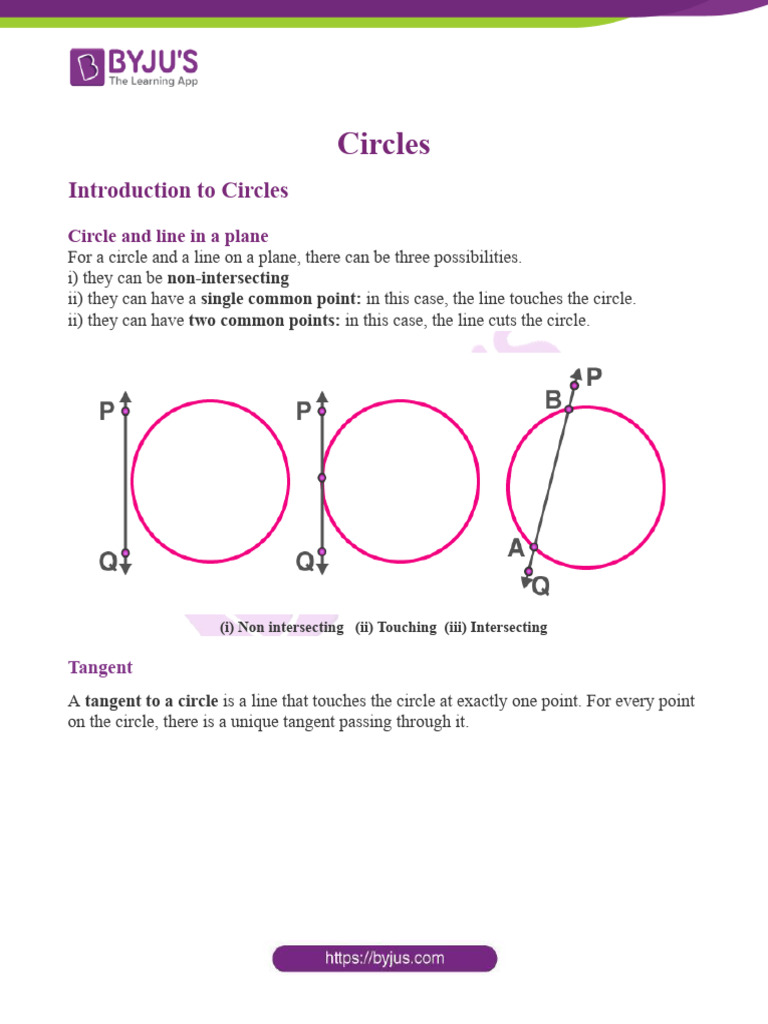 Circles (2) Merged | PDF | Circle | Perpendicular
