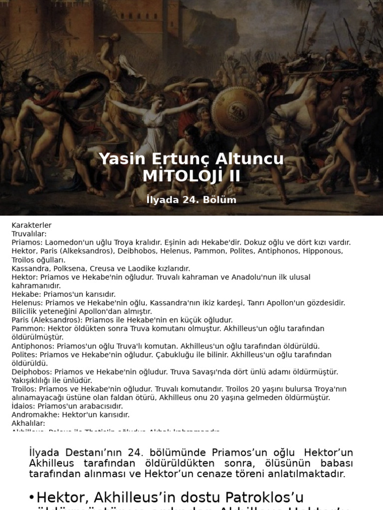 Sunu Ilyada 24 en SON | PDF