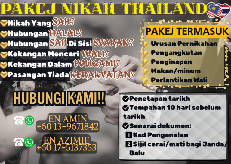 Pakej Nikah Thailand | PDF