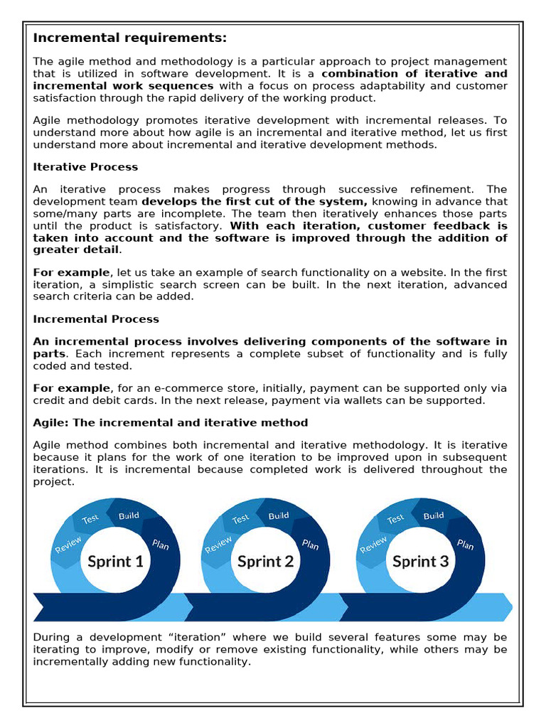 Unit-3 Incremental Requirements | PDF | Test Driven Development | Agile ...
