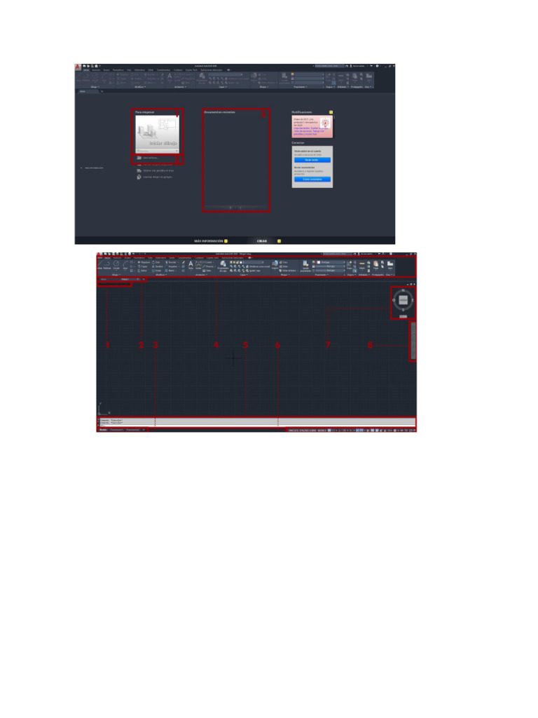 Interfaz de Autocad | PDF