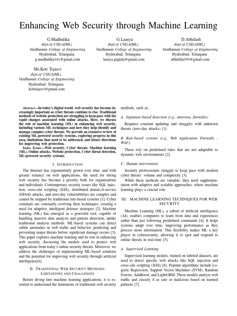 IEEE_Conference_Template (1)-1 | PDF | Machine Learning | Security