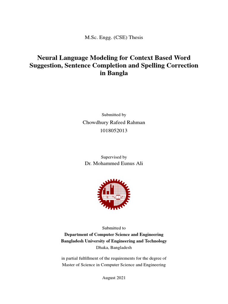 Full Thesis | PDF | Word | Human Communication
