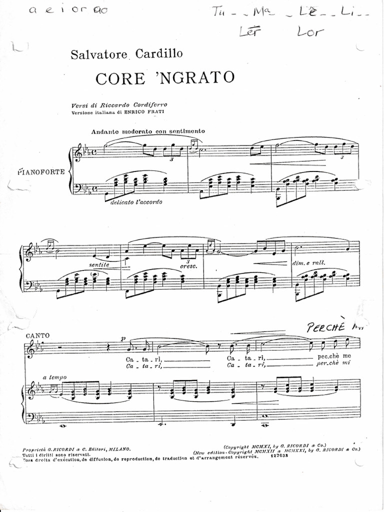 Catari Core Ngrato | PDF