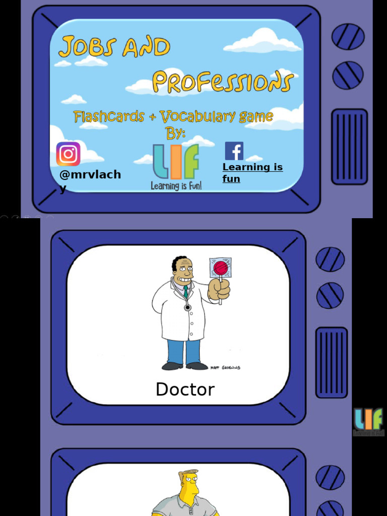 Jobs and Professions Game | PDF | Business