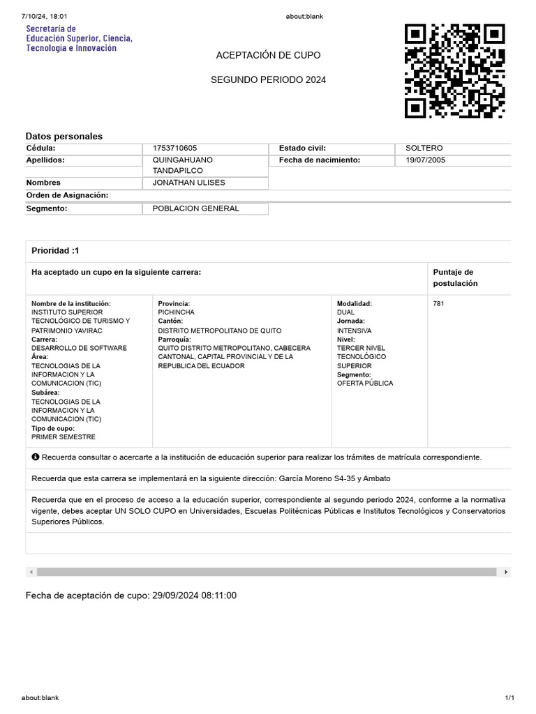 Cupo | PDF