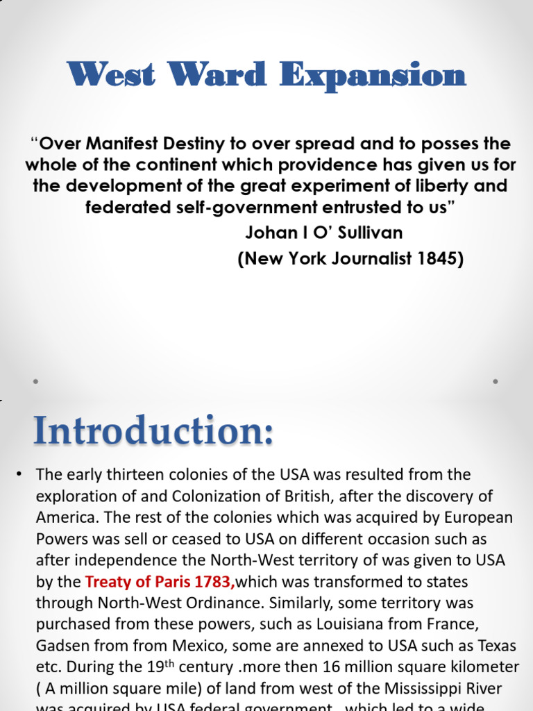 2 Westward Expansion | PDF | Louisiana Purchase | Louisiana